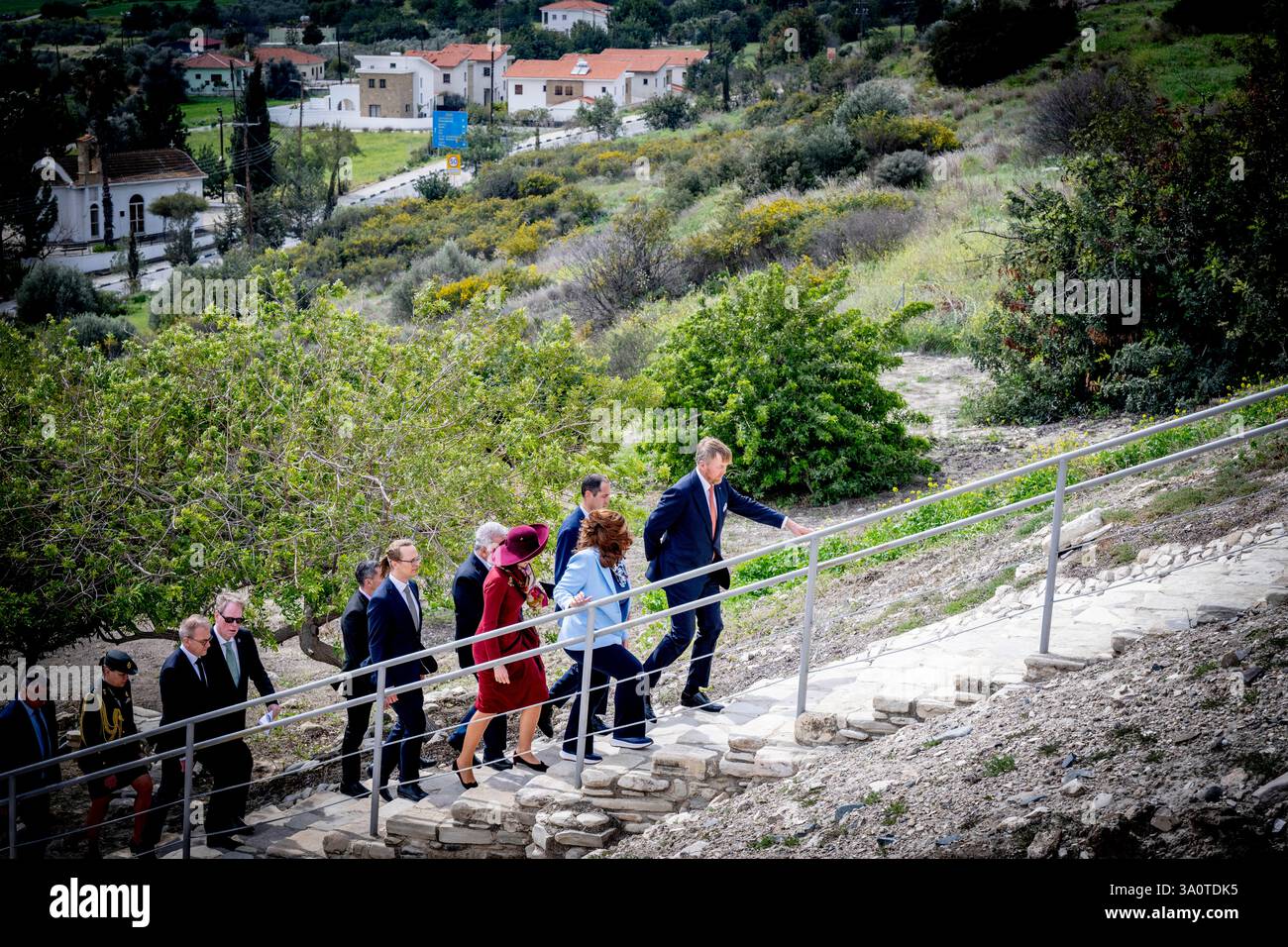 King Willem-Alexander, Queen Maxima during a visit to The Neolithic ...