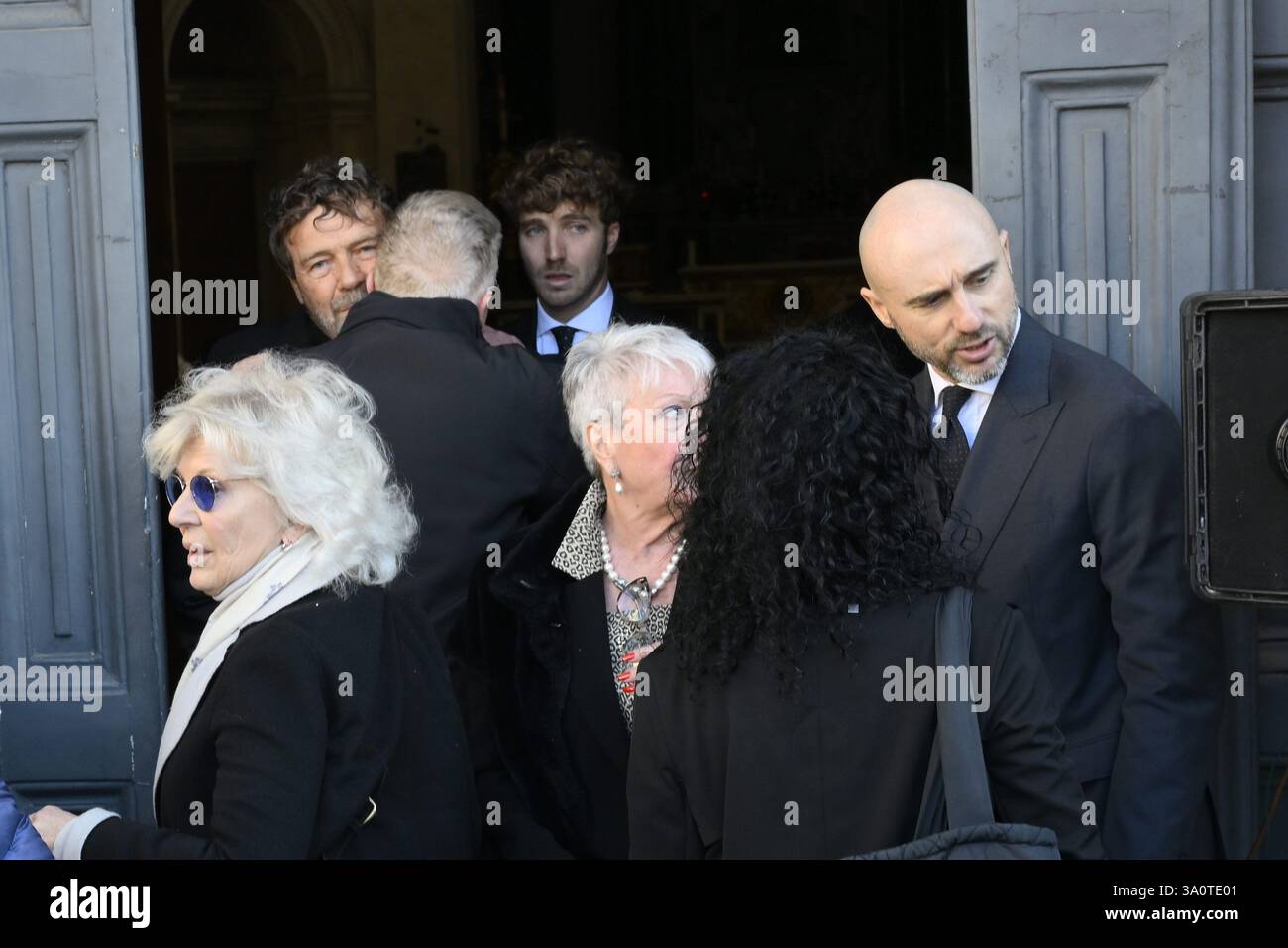 Rome, . 05th Mar, 2025. Rome, Eleonora Giorgi Funeral. In the photo ...