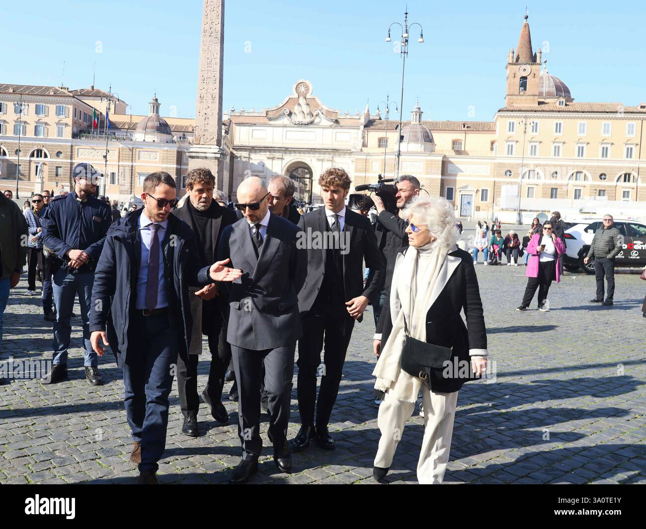 Rome, Italy. 05th Mar, 2025. Rome, Funeral of Eleonora Giorgi in the ...