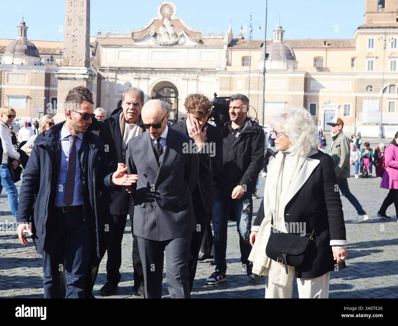 Rome, Italy. 05th Mar, 2025. Rome, Funeral of Eleonora Giorgi in the ...