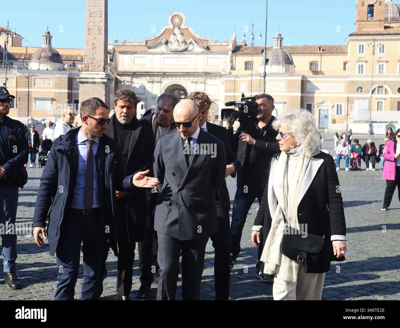 Rome, Italy. 05th Mar, 2025. Rome, Funeral of Eleonora Giorgi in the ...