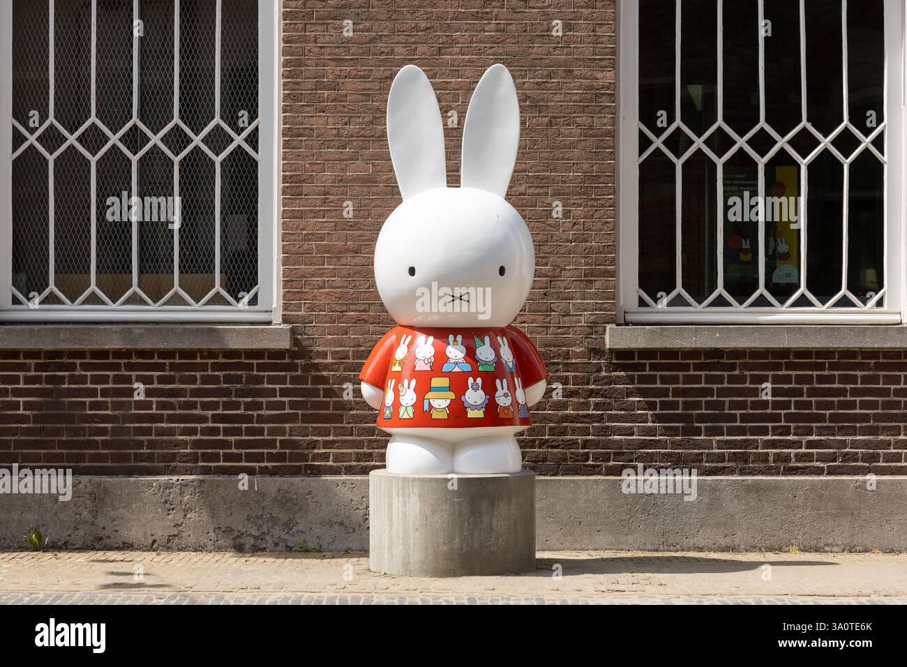 Statue of Miffy (nijntje in Dutch) at the Museum of Miffy in Utrecht ...