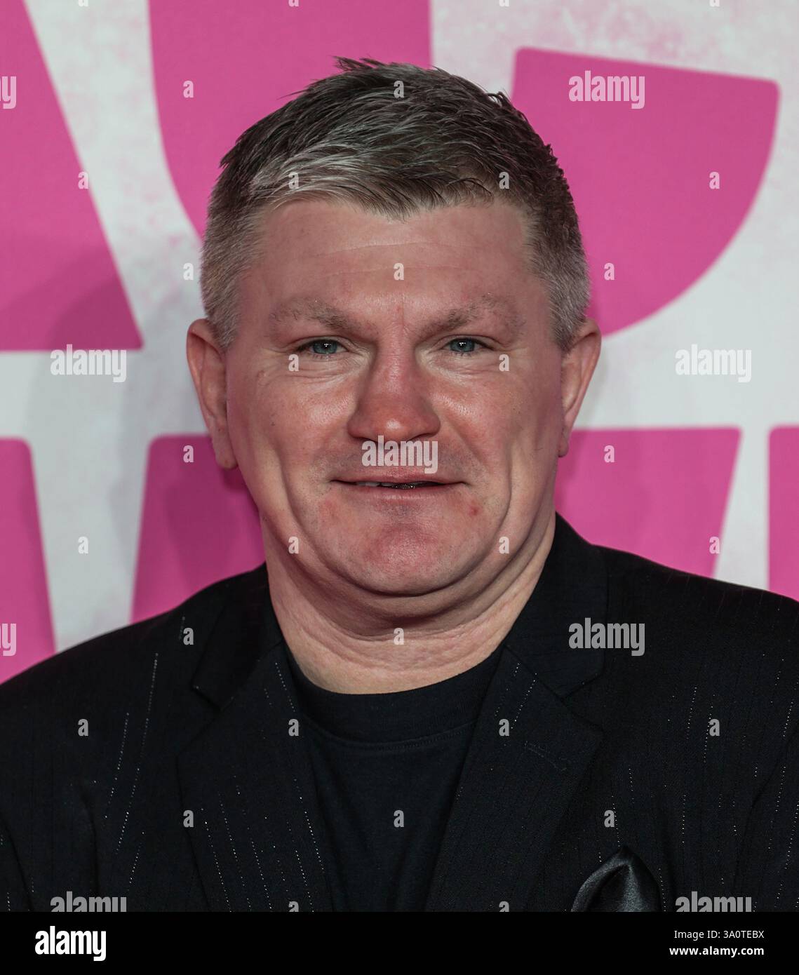 Ricky Hatton seen attending the world premiere of "Marching Powder" at ...