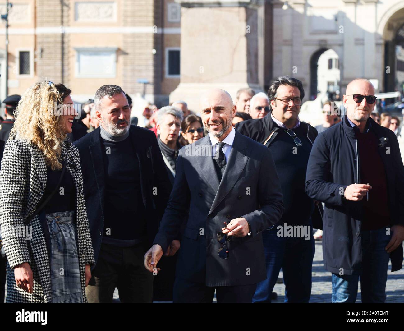 Rome, Italy. 05th Mar, 2025. Rome, Funeral of Eleonora Giorgi in the ...