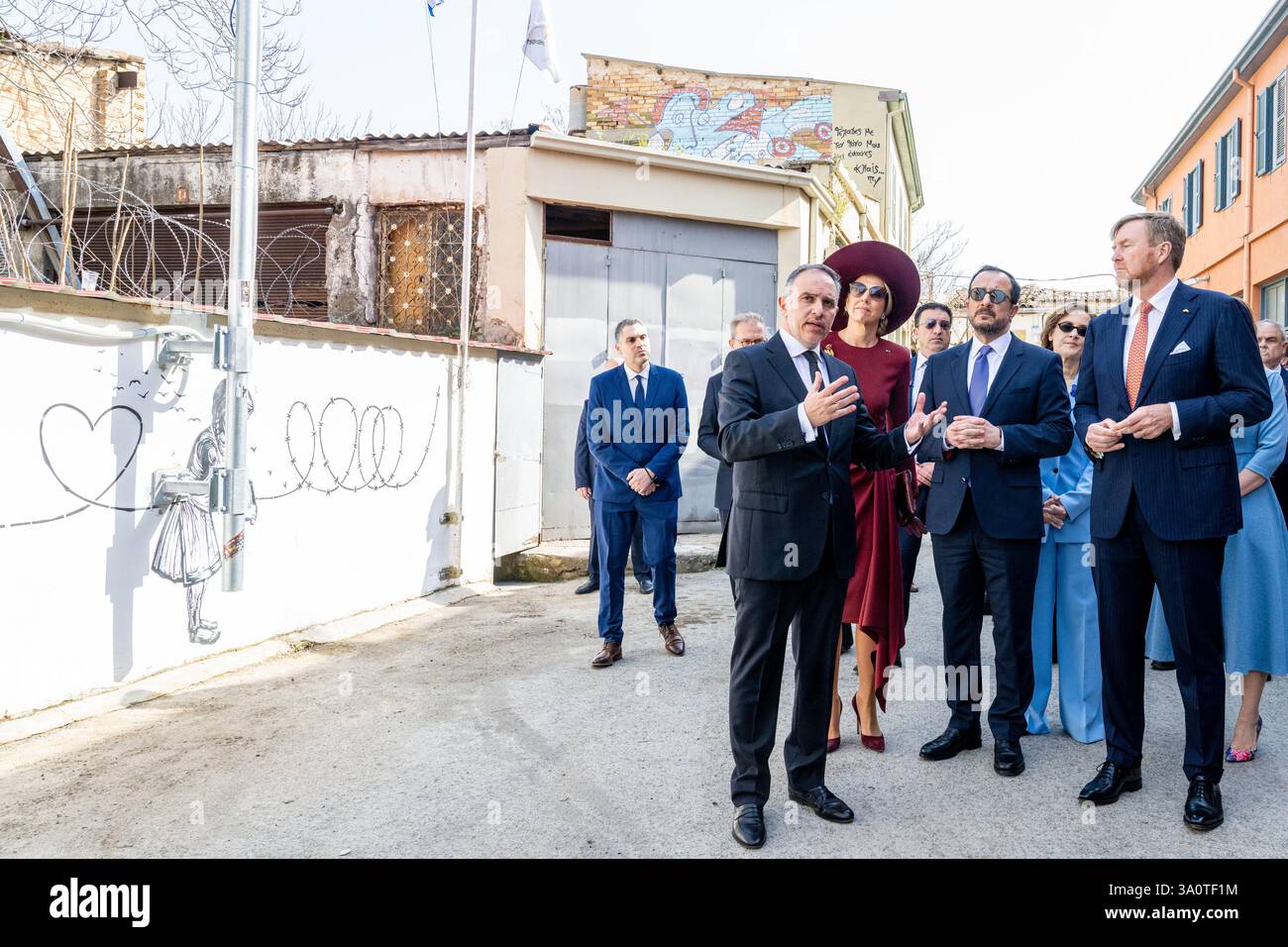 Nicosia, Cyprus. 05th Mar, 2025. King Willem-Alexander, Queen Maxima ...