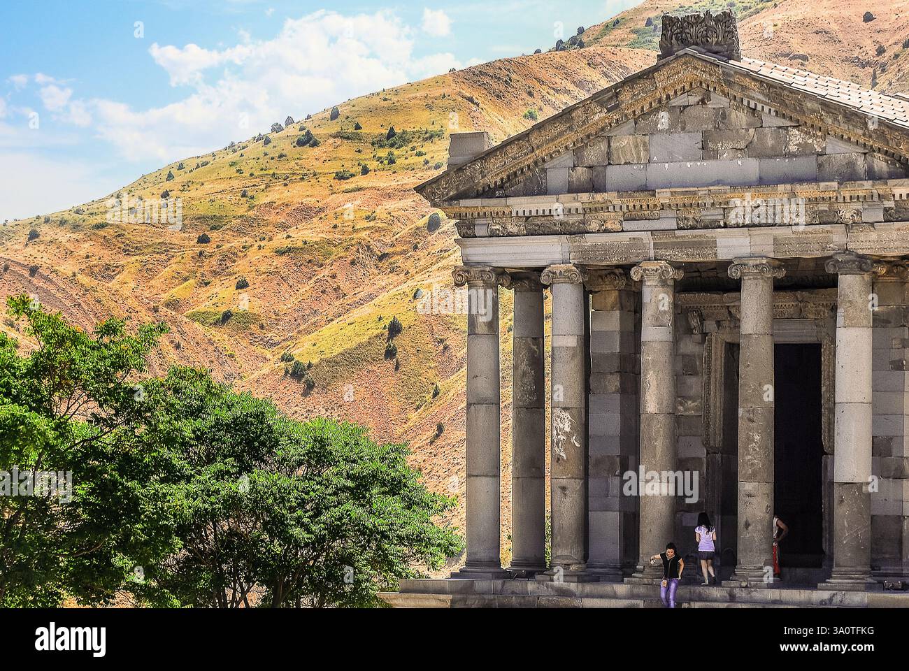 Armenia Garni Temple - It is the only remaining Greco-Roman colonnaded temple in Armenia. Built ...