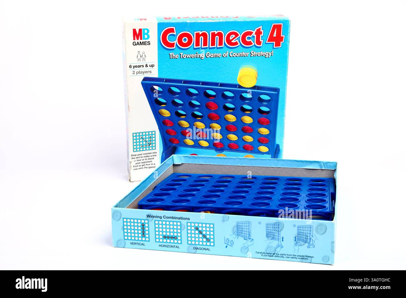 MB Games Connect 4 game Stock Photo - Alamy