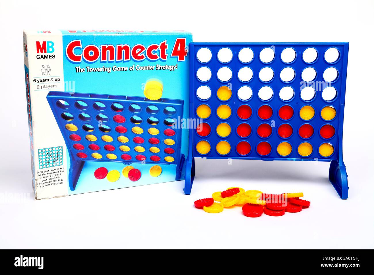 Connect 4 board Cut Out Stock Images & Pictures - Alamy