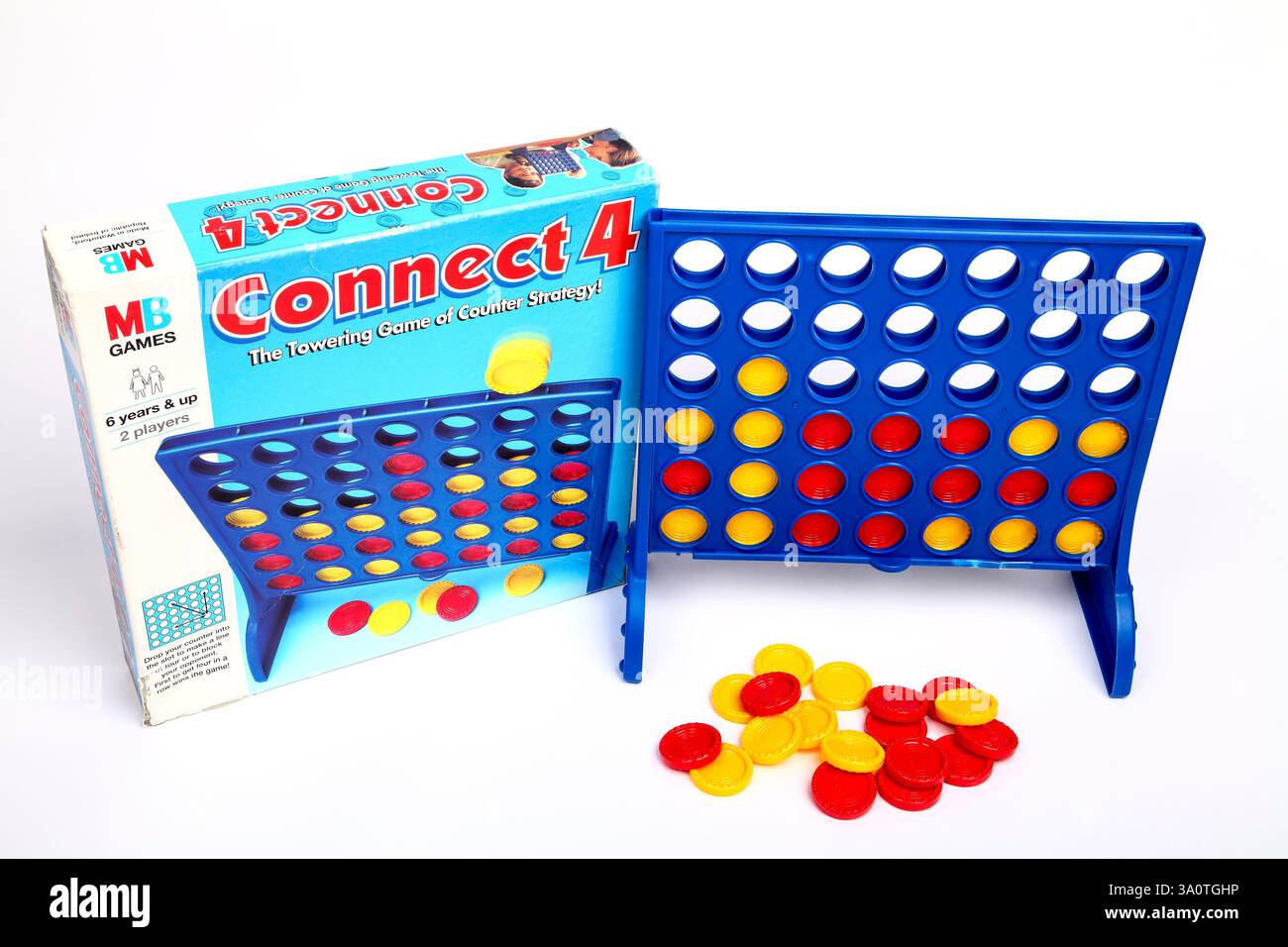 MB Games Connect 4 game Stock Photo - Alamy