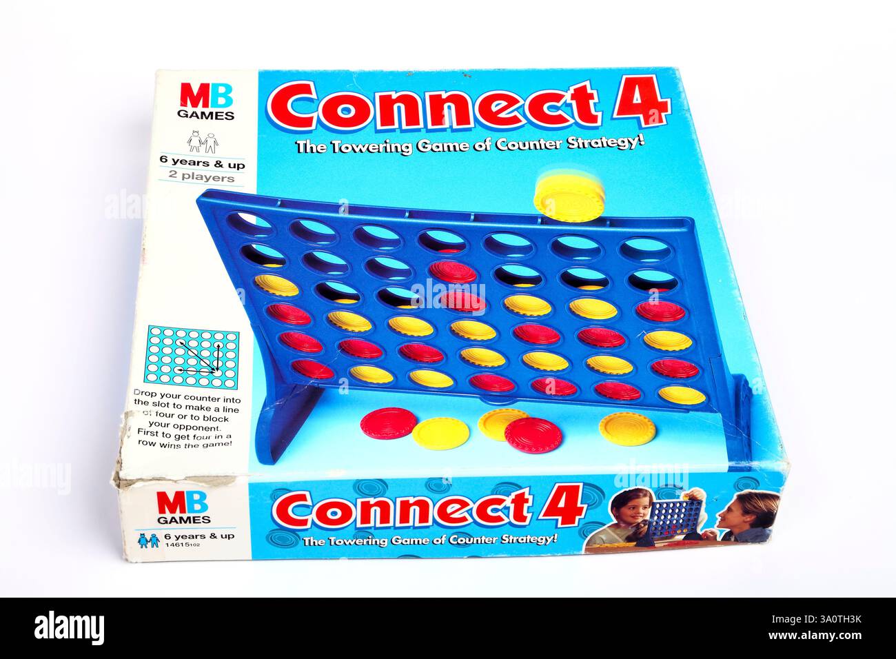 MB Games Connect 4 game Stock Photo - Alamy