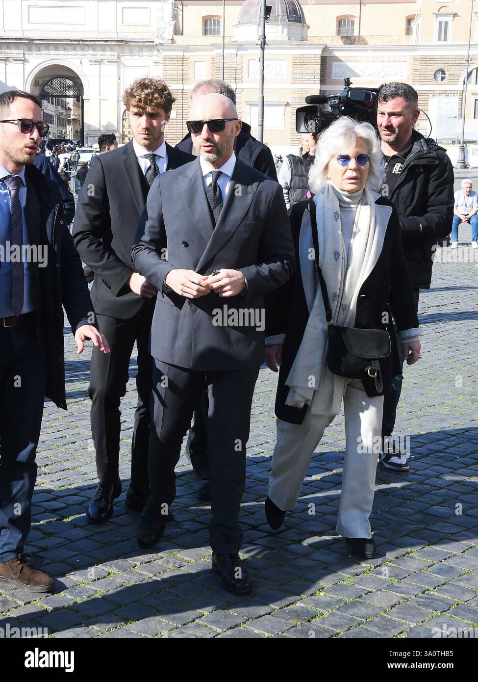 Rome, Italy. 05th Mar, 2025. Rome, Funeral of Eleonora Giorgi in the ...