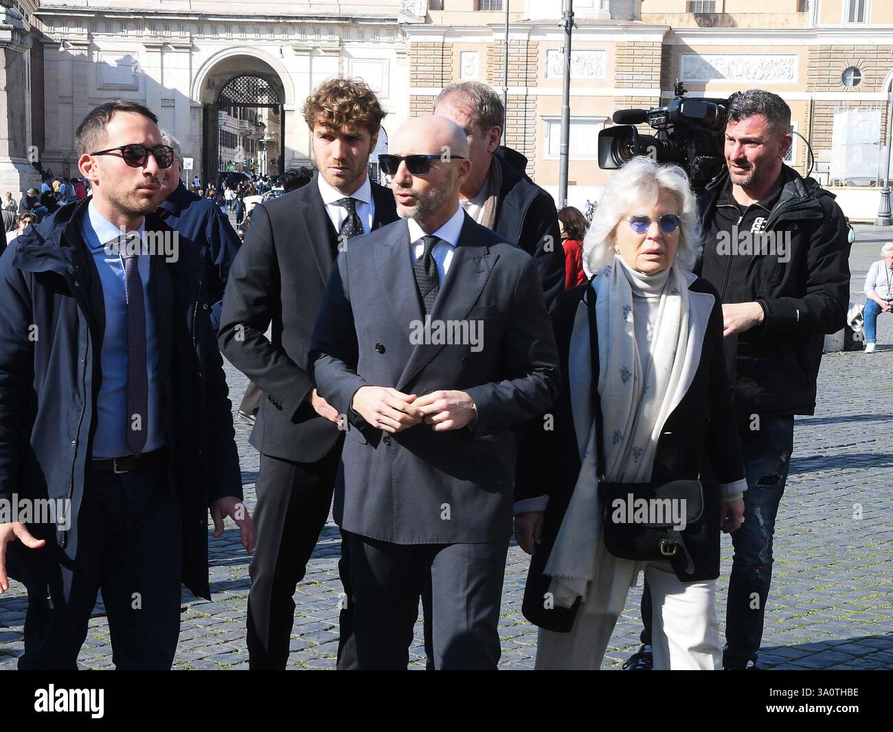 Rome, Italy. 05th Mar, 2025. Rome, Funeral of Eleonora Giorgi in the ...