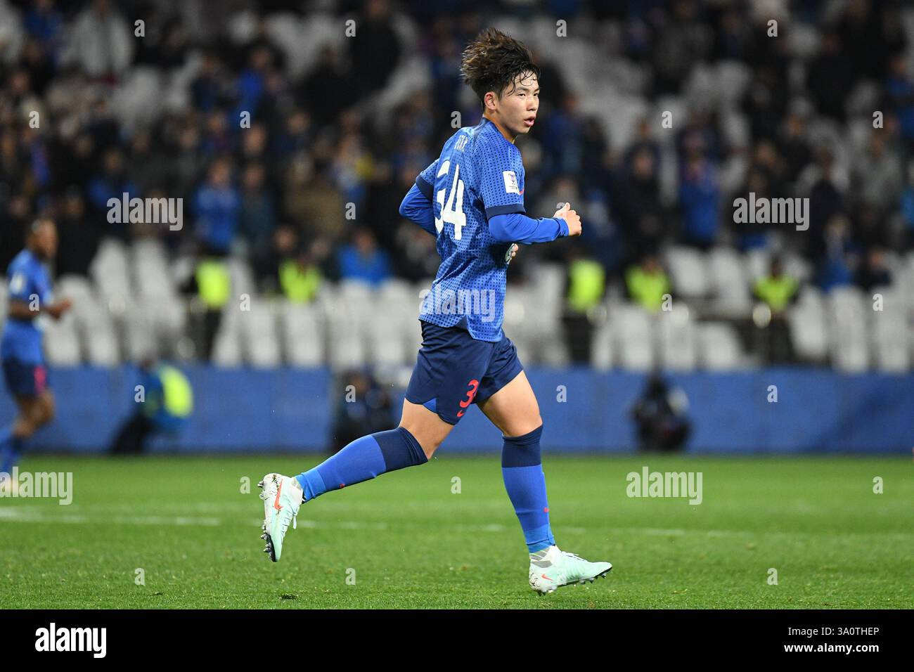 Shanghai, China. 5 March, 2025. Chengyu Liu #34 of Shanghai Shenhua FC during the AFC Champions ...