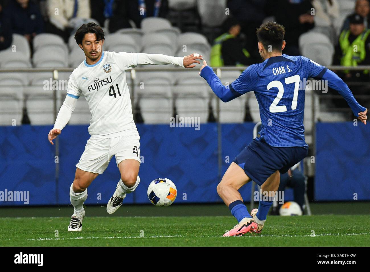 Shanghai, China. 5 March, 2025. Akihiro Ienaga #41 of Kawasaki Frontale during the AFC Champions ...