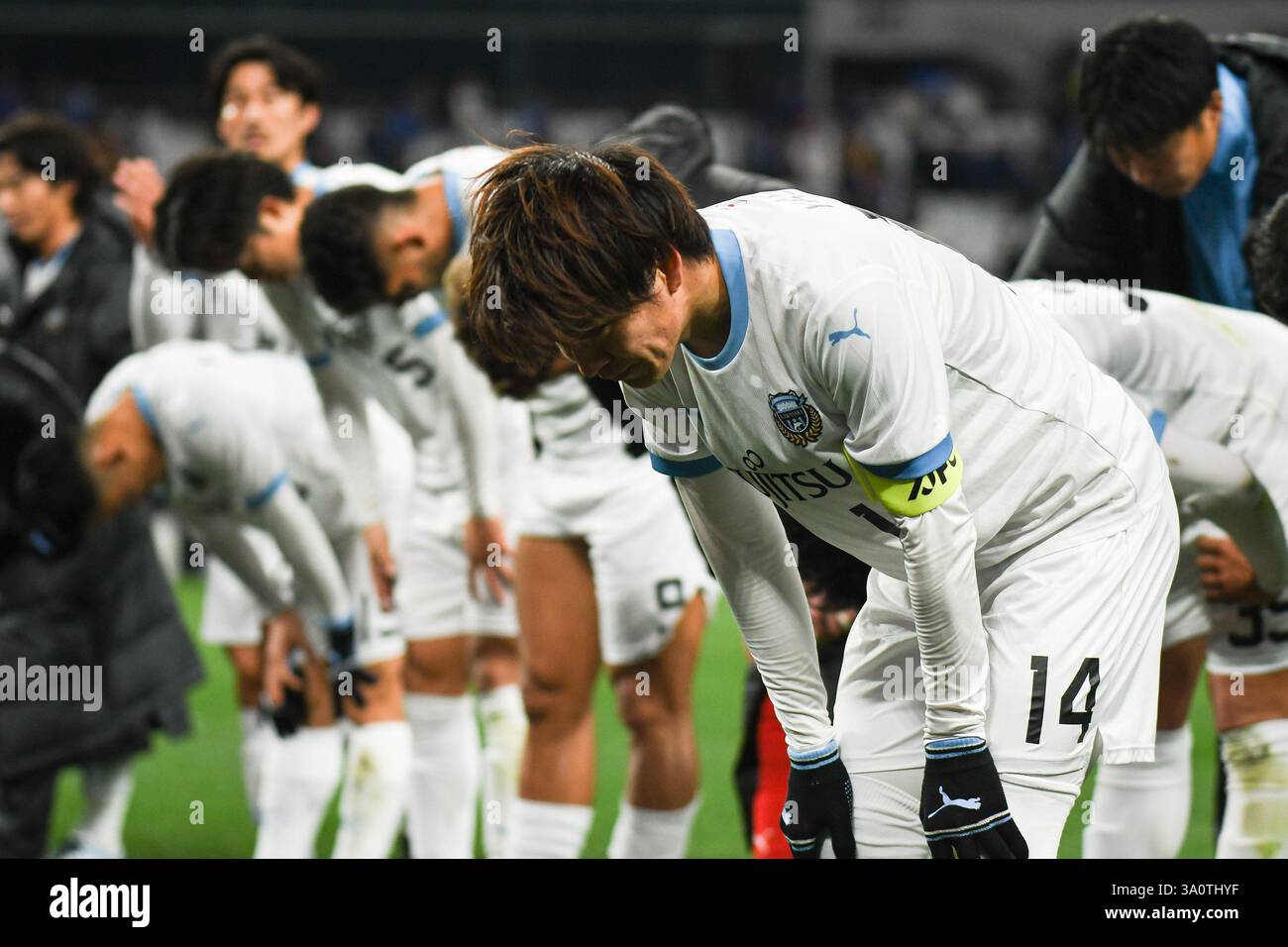 Shanghai, China. 5 March, 2025. Yasuto Wakizaka #14 of Kawasaki Frontale during the AFC ...