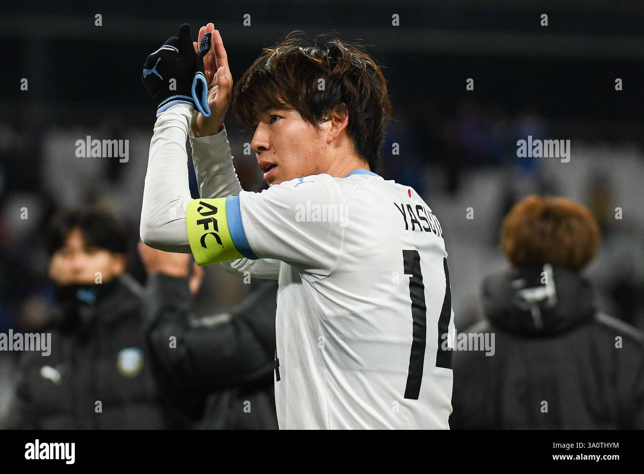 Shanghai, China. 5 March, 2025. Yasuto Wakizaka #14 of Kawasaki Frontale during the AFC ...