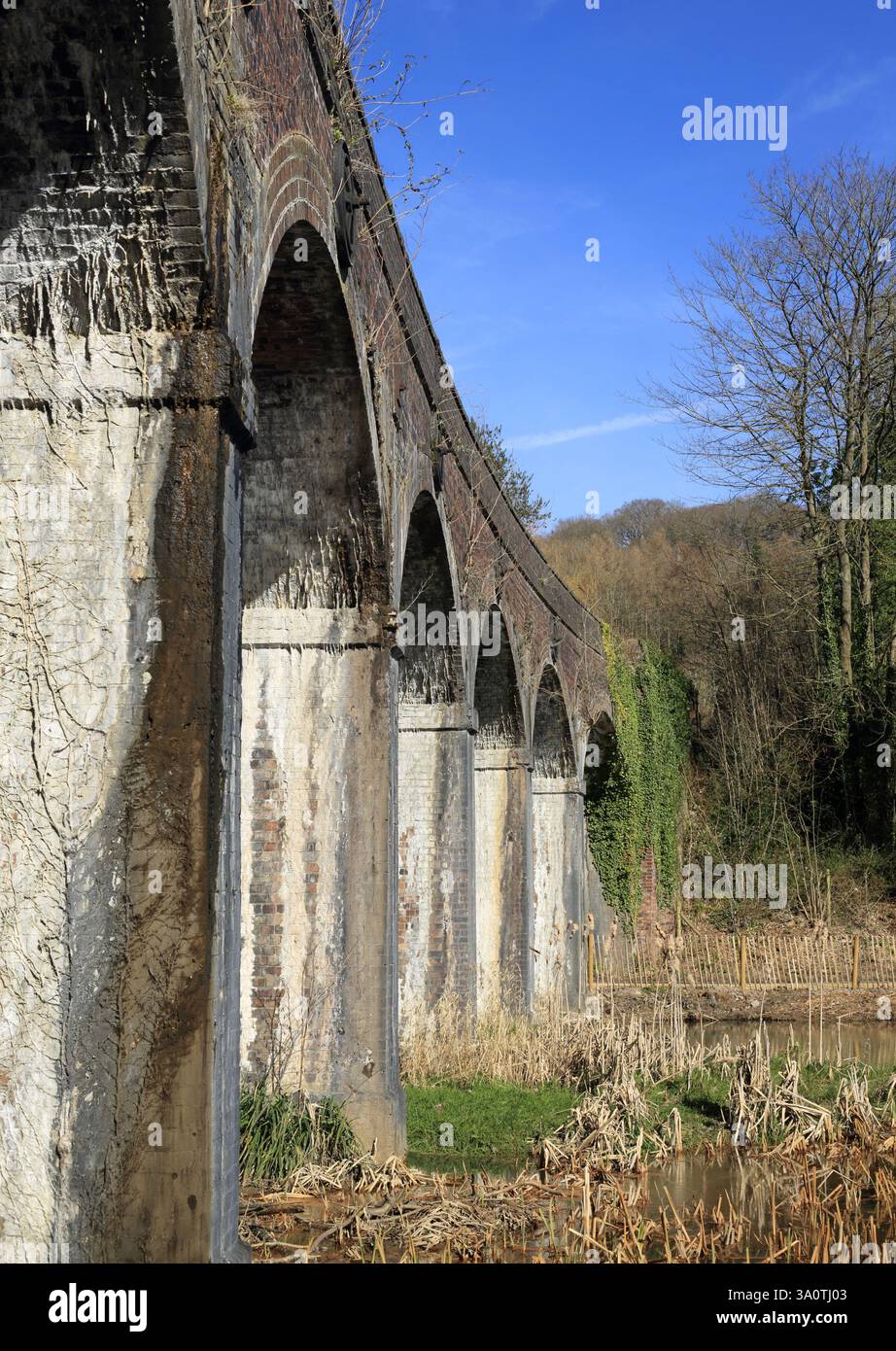The Viaduct at the Coalbrookdale, museum of iron, Telford, Shropshire ...