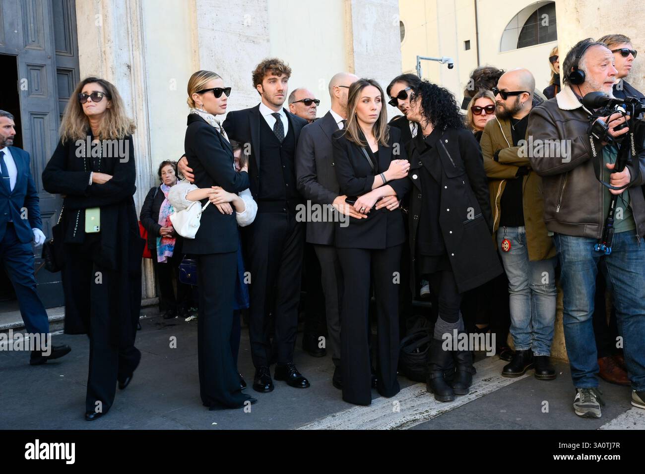 Rome, . 05th Mar, 2025. Rome, Eleonora Giorgi Funeral. In the photo ...