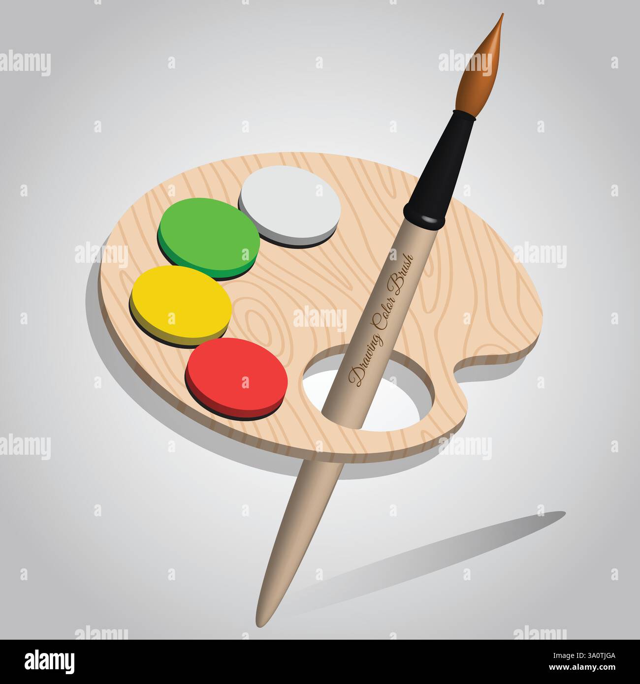 Watercolour in green blue Stock Vector Images - Alamy