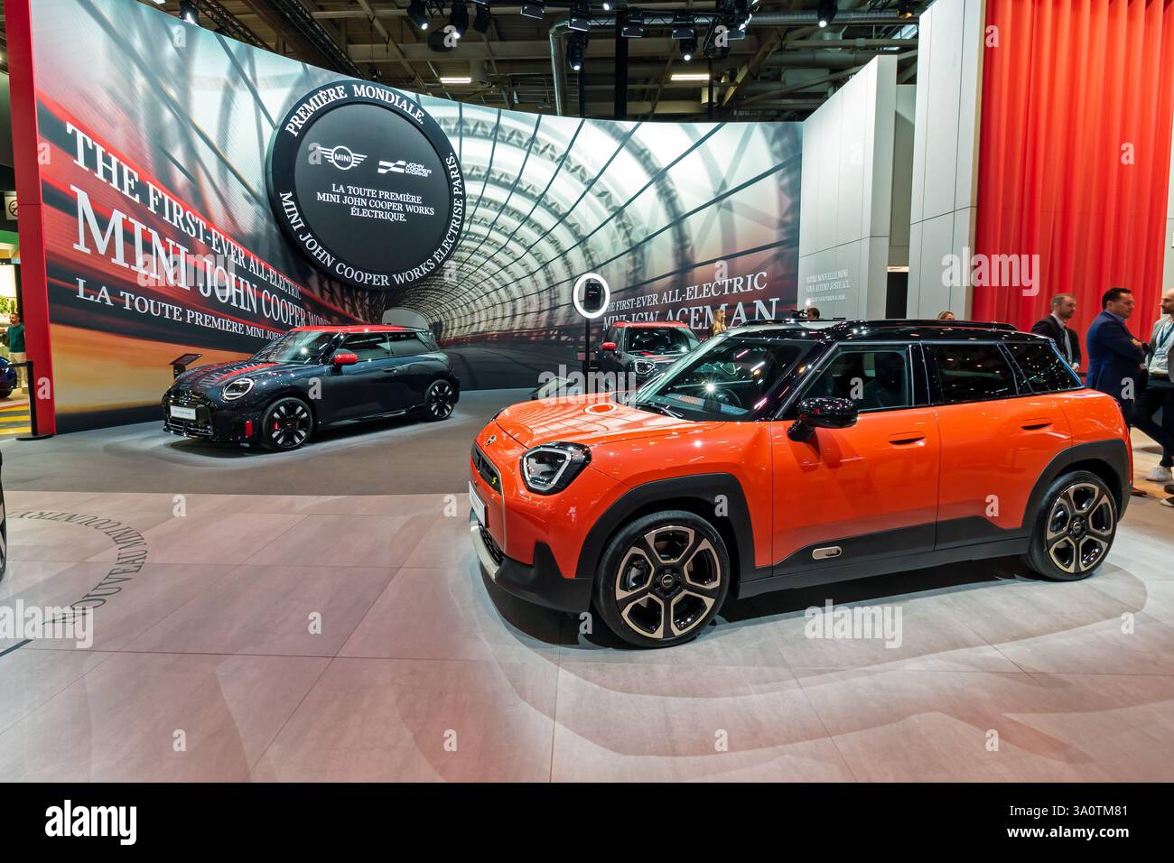 MINI Aceman JCW (2025) electric car at the Paris Motor Show. Paris ...