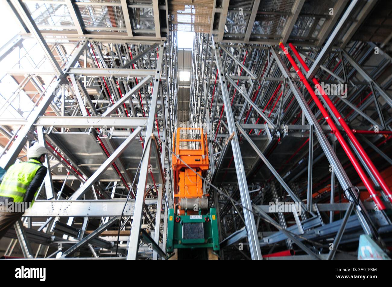 Lutherstadt Wittenberg, Germany. 05th Mar, 2025. Construction site of ...