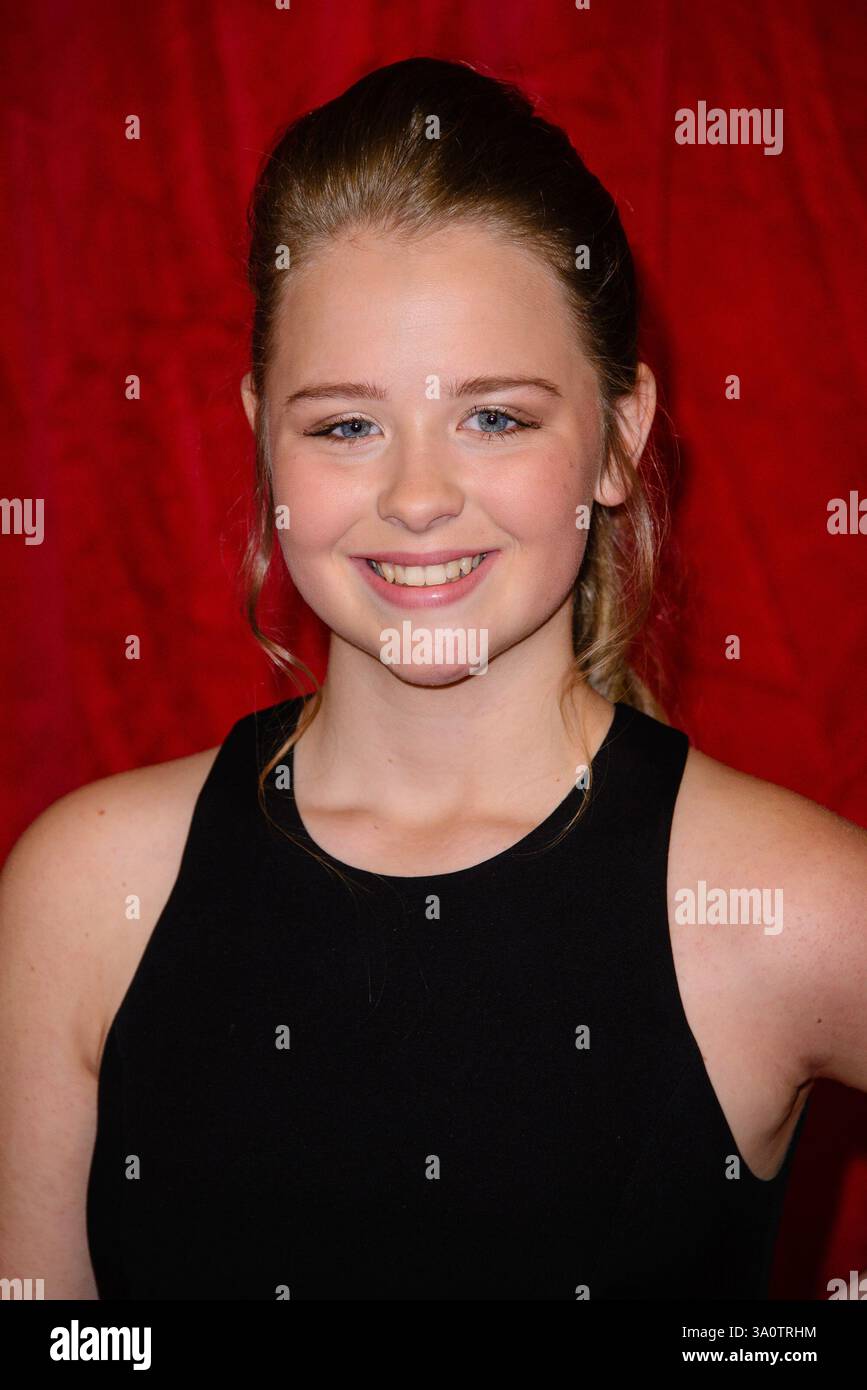 Isobel Steele attends the British Soap Awards 2016 on the 28th May 2016 ...