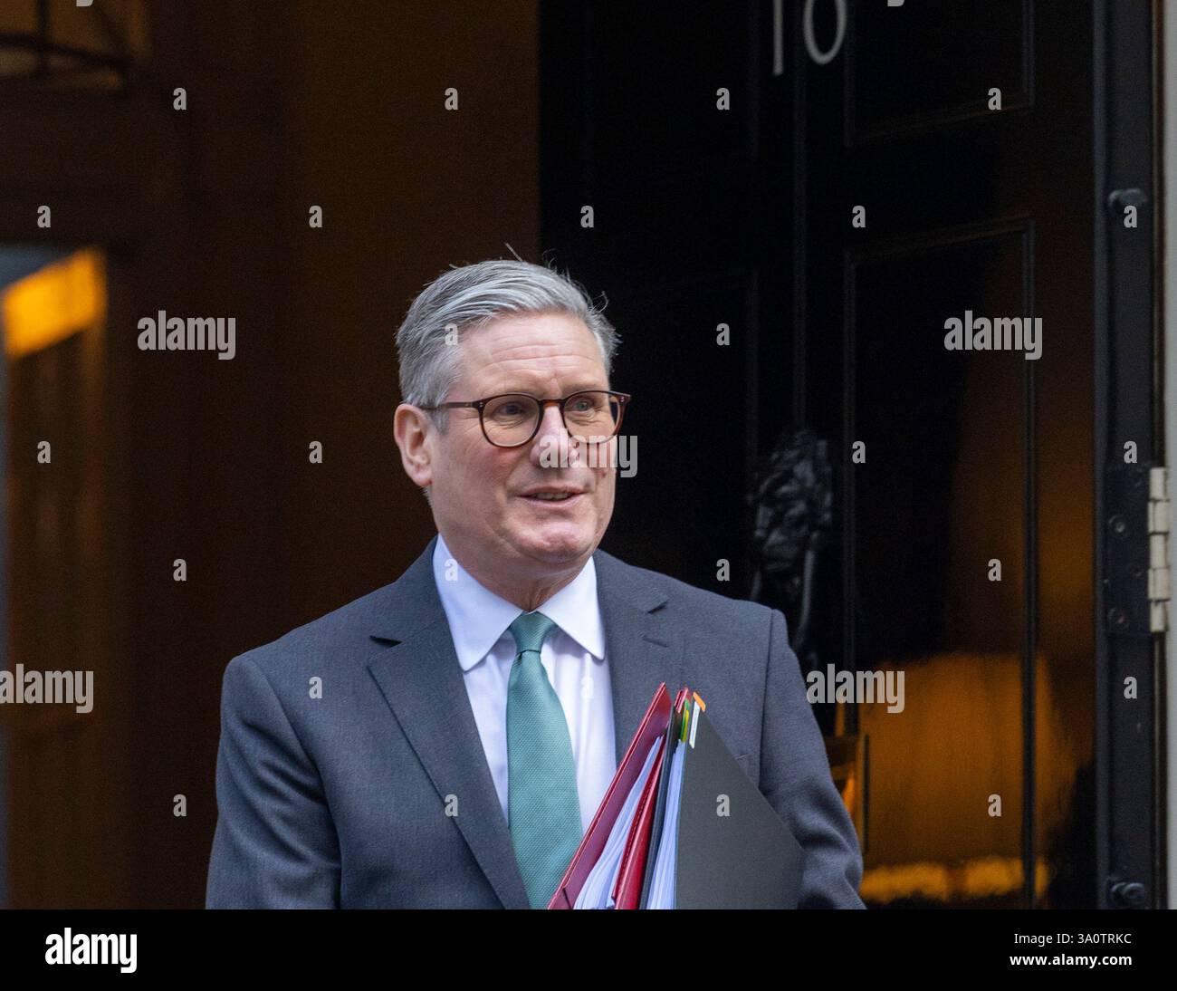 London, UK. 5th Mar, 2025. Prime Minister, Keir Starmer, leaves Number ...