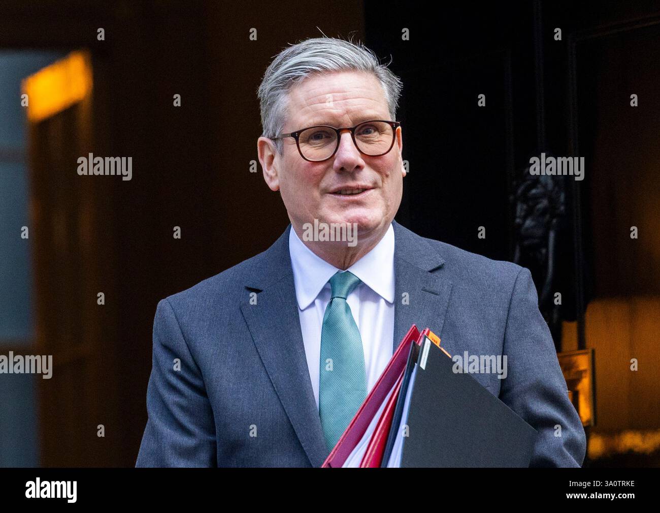 London, UK. 5 March 2025 Prime Minister, Keir Starmer, leaves Number 10 ...
