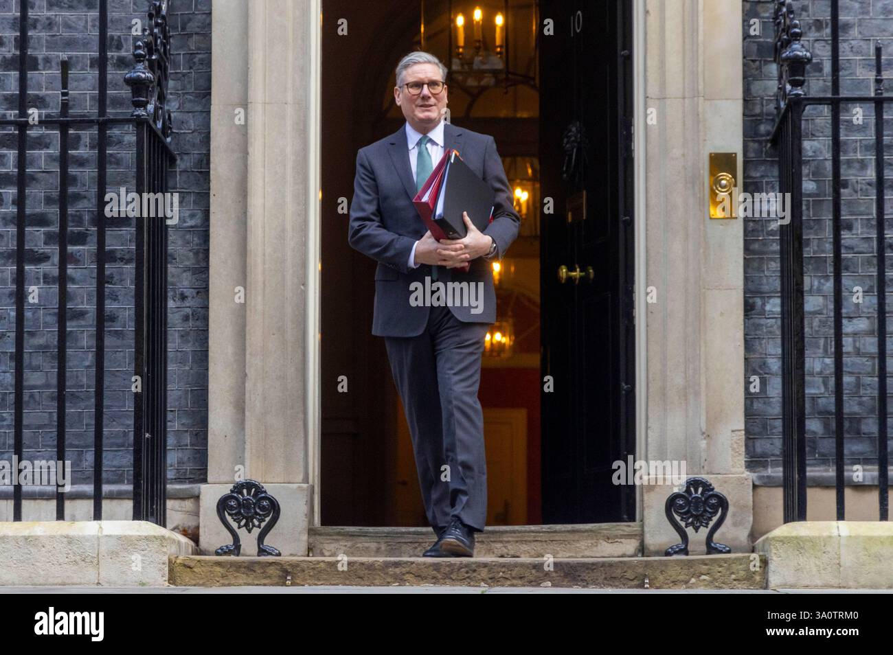 London, UK. 5 March 2025 Prime Minister, Keir Starmer, leaves Number 10 ...