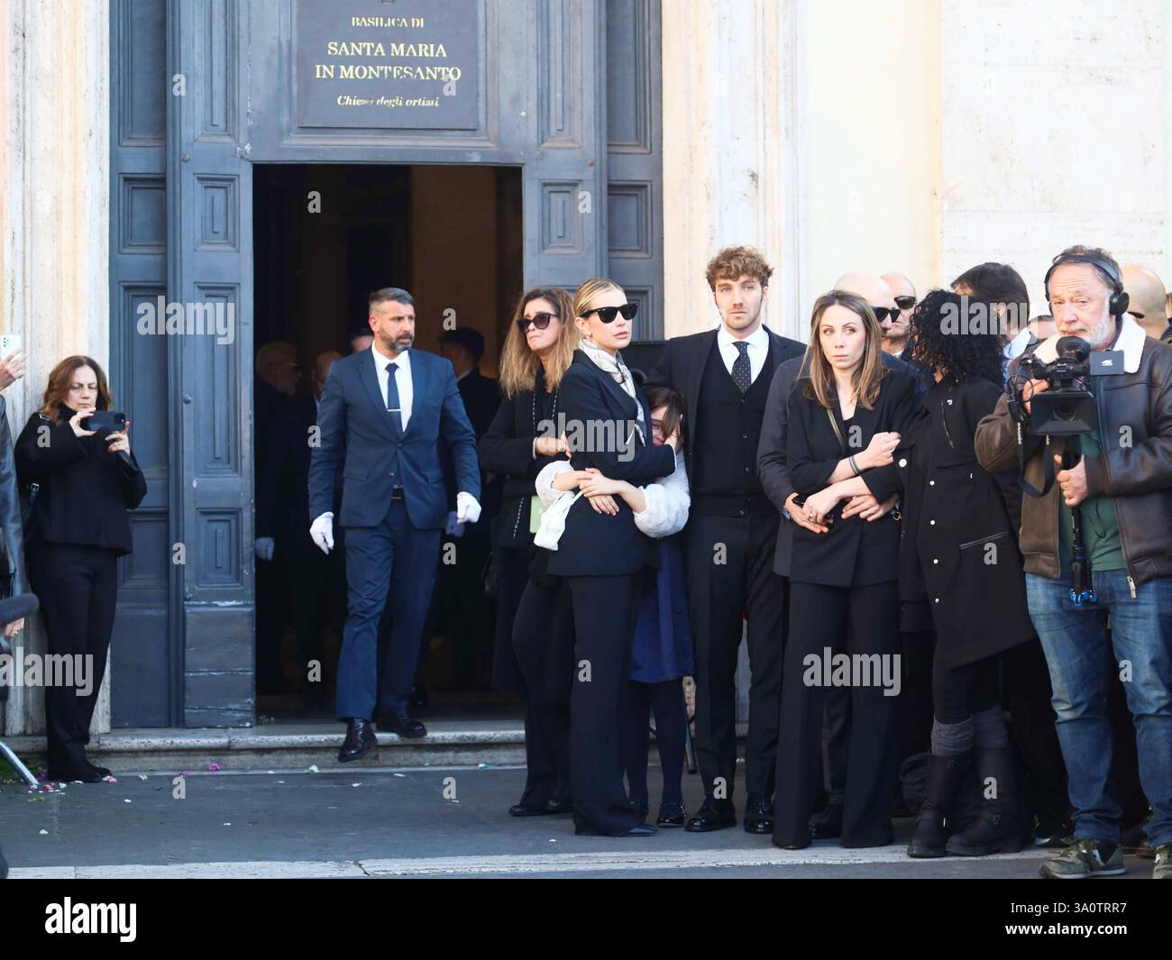 Rome, Funeral of Eleonora Giorgi in the Church of the Artists - In the ...