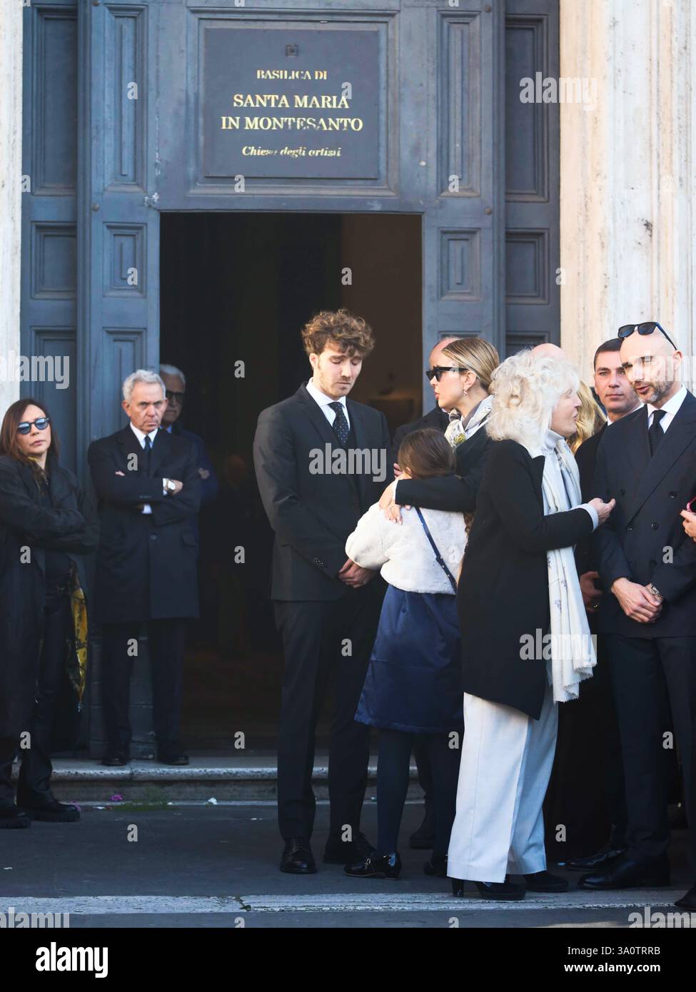 Rome, Funeral of Eleonora Giorgi in the Church of the Artists - In the ...