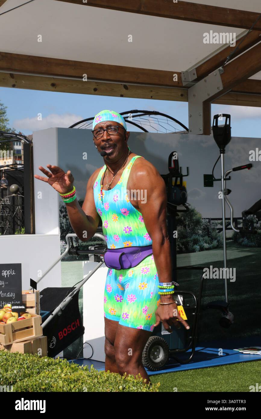 MR MOTIVATOR attends the 2016 chelsea flower show on 24 May, 2016 in ...
