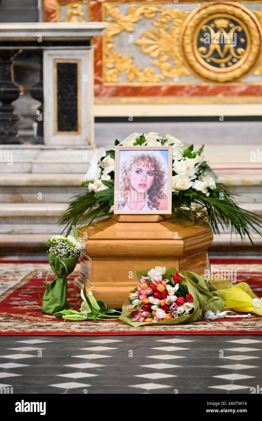 Rome, . 05th Mar, 2025. Rome, Eleonora Giorgi Funeral. In the photo the ...