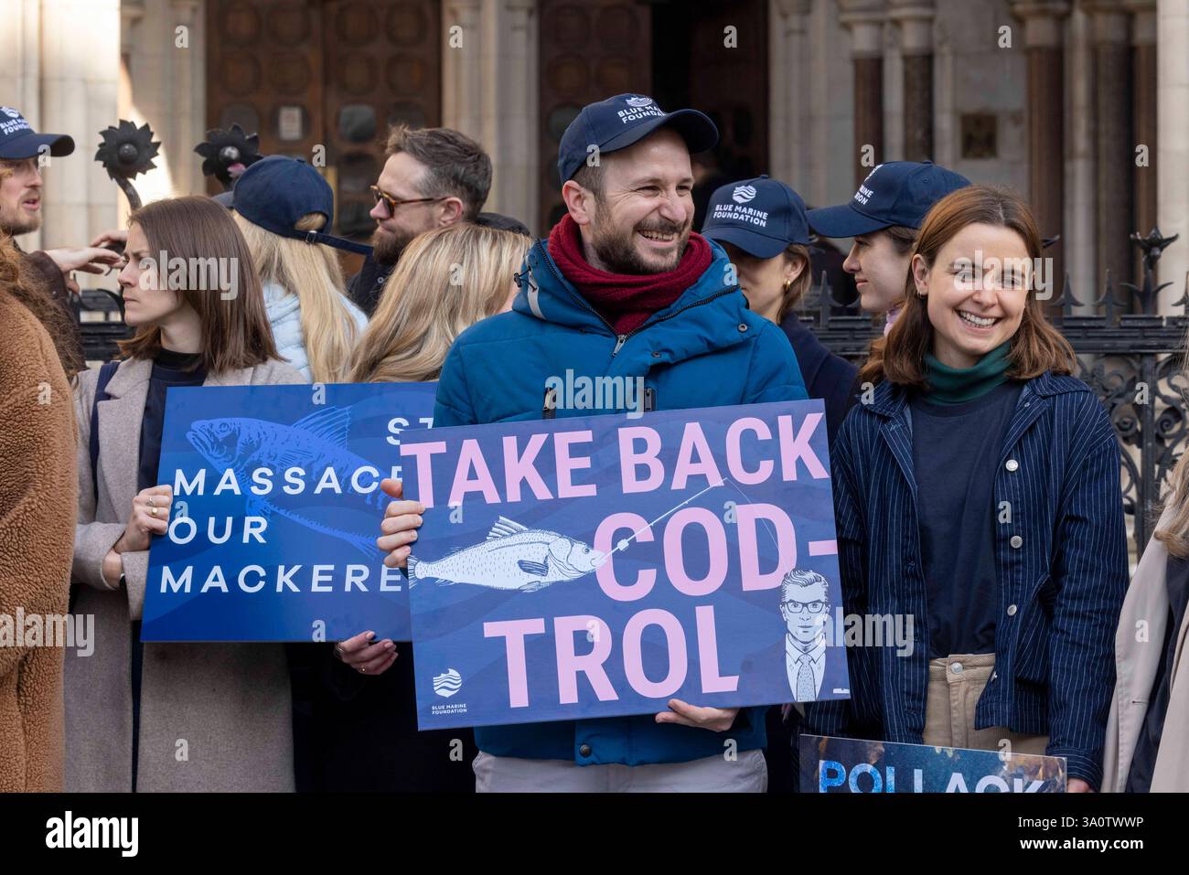 London, UK 5 March 2025 Campaigners from the ocean conservation charity ...