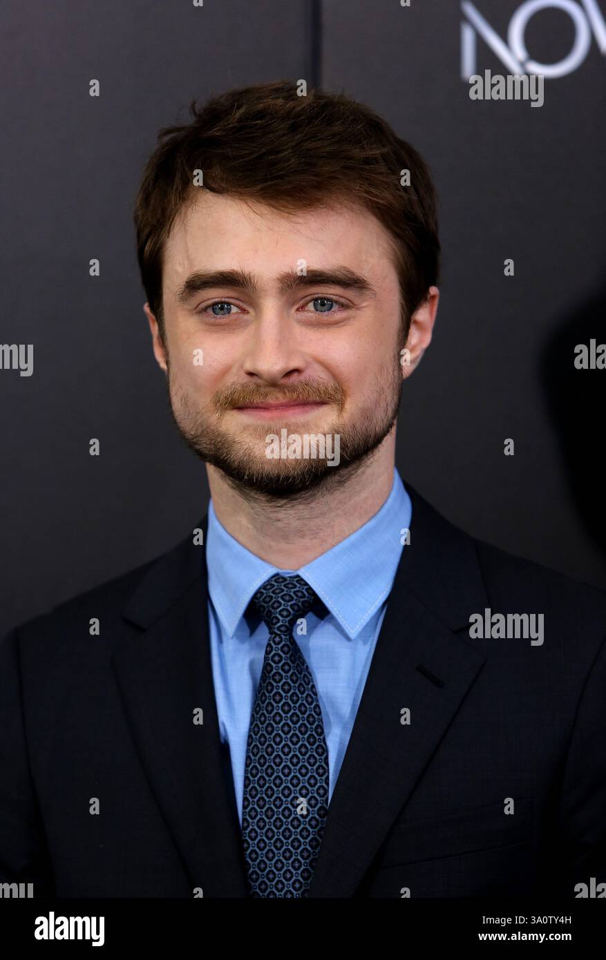 Actor Daniel Radcliffe arriving at the premiere of 'Now You See Me 2 ...