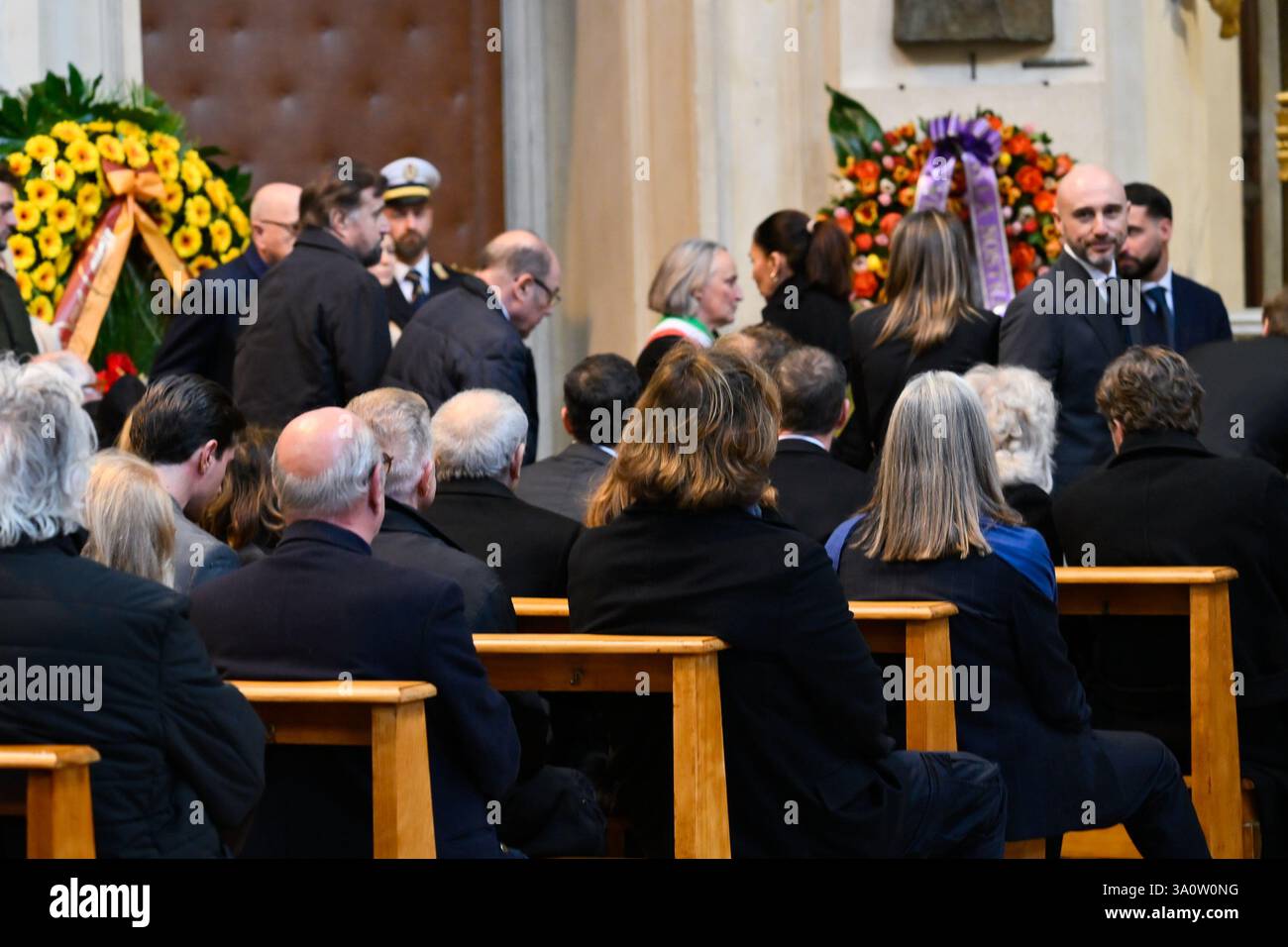 Rome, . 05th Mar, 2025. Rome, Eleonora Giorgi Funeral. In the photo ...