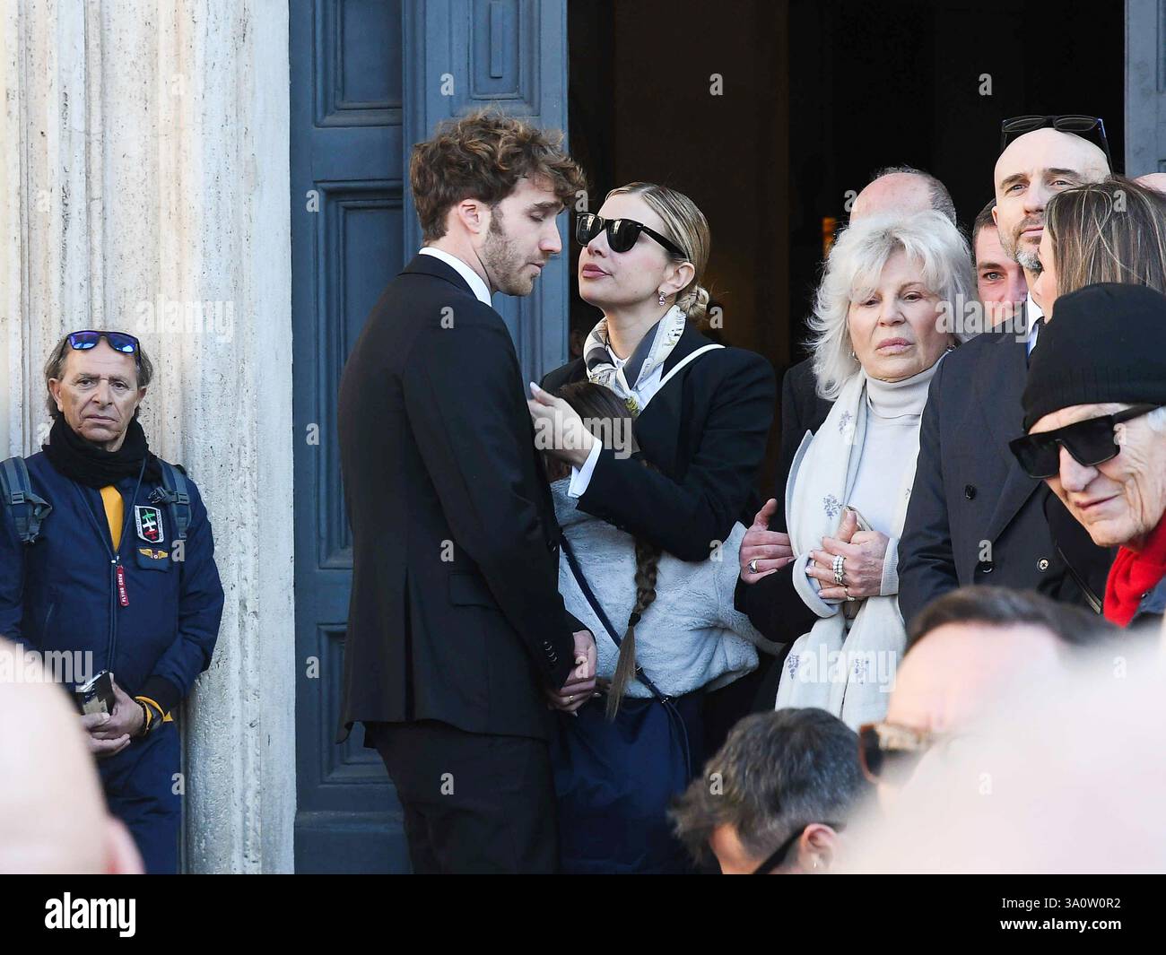 Rome, Funeral of Eleonora Giorgi in the Church of the Artists - In the ...