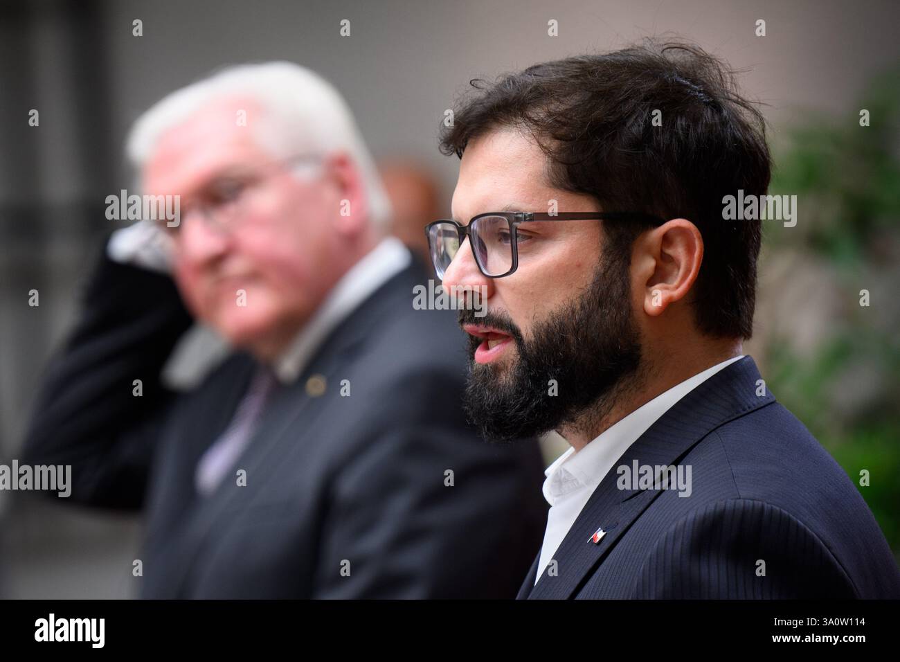 Santiago De Chile, Chile. 05th Mar, 2025. Federal President Frank ...