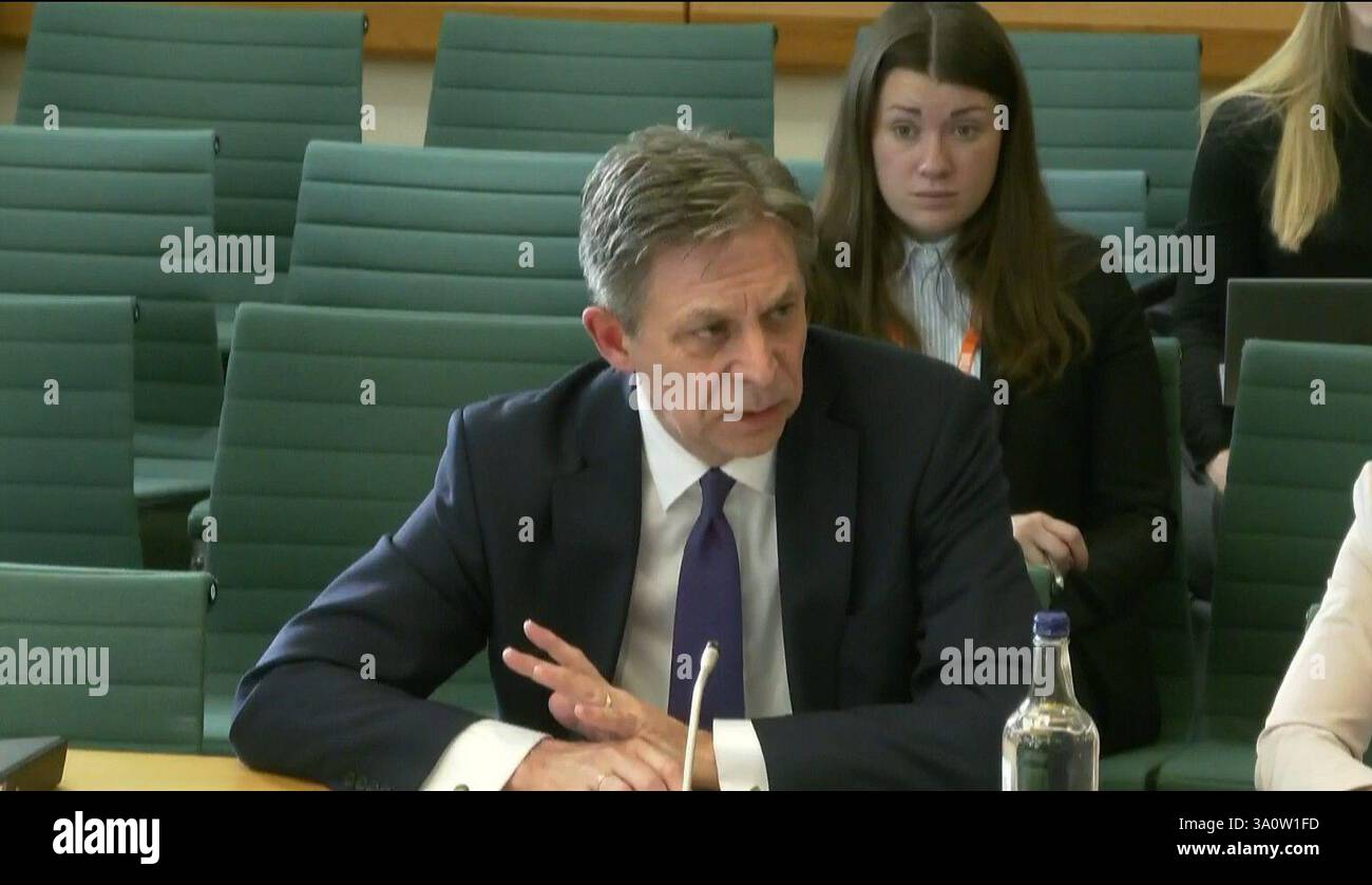 Screen grab of Professor Alan Taylor, External Member, Monetary Policy ...