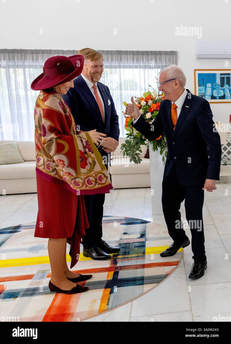 King Willem-Alexander, Queen Maxima during a meeting with Dutch people ...