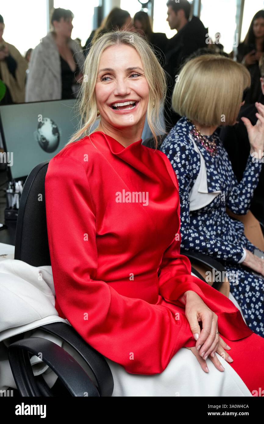 Cameron Diaz attends the Stella McCartney Fall/Winter 2025-2026 ...