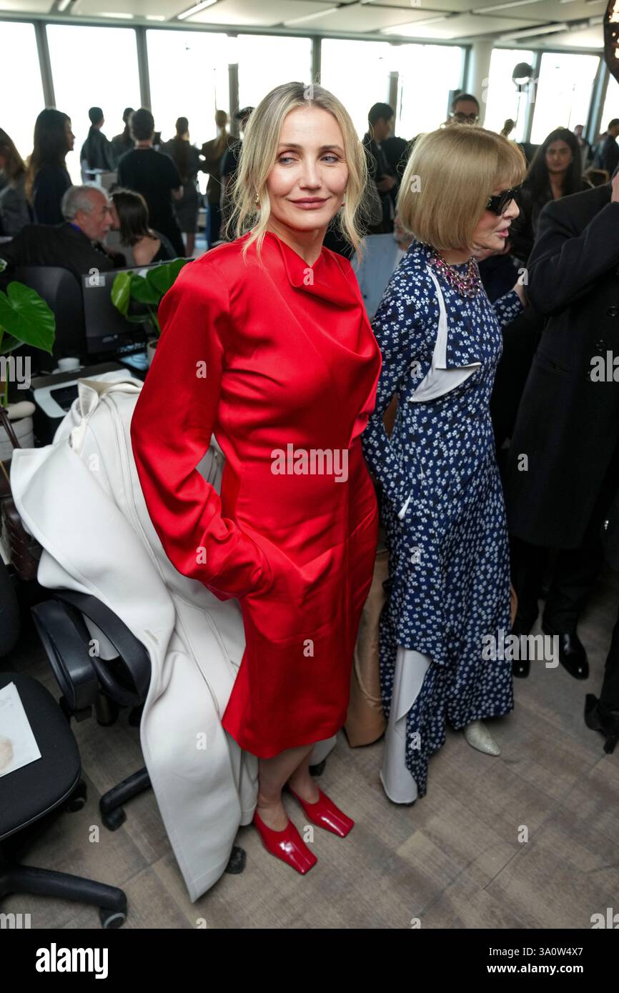 Cameron Diaz attends the Stella McCartney Fall/Winter 2025-2026 ...
