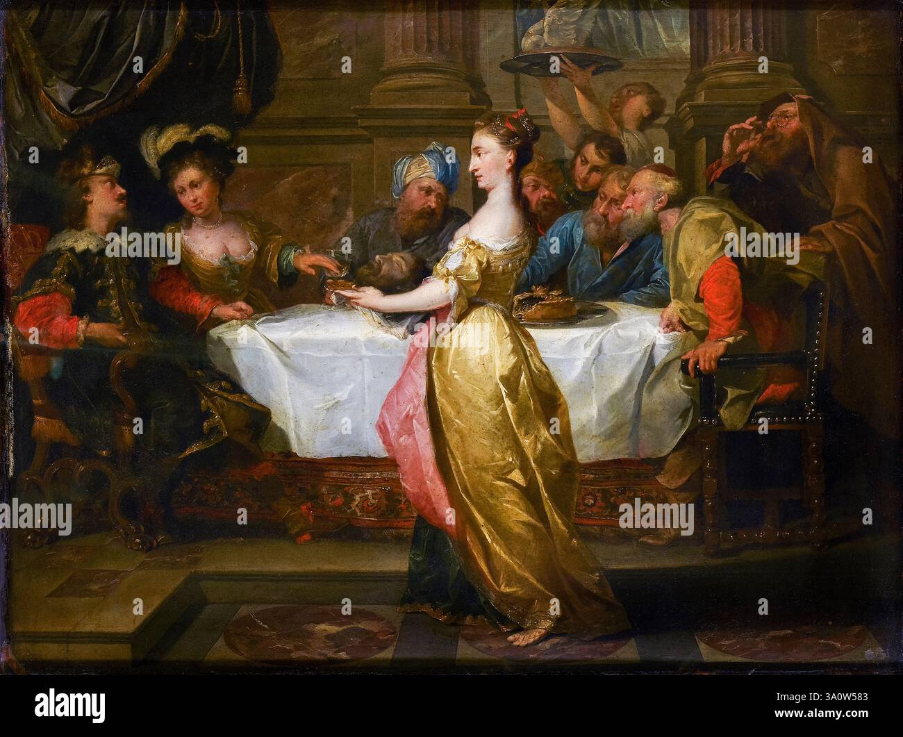 Herod’s Feast, Salome brings the head of St John the Baptist to King ...