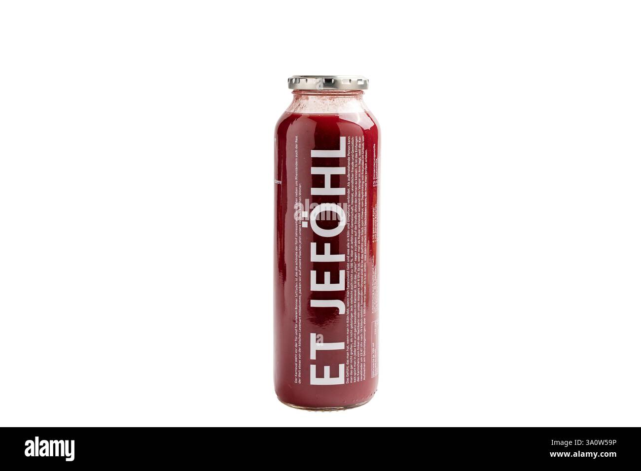 Germany Berlin March 4, 2025 A bottle of Et Jefohl juice. The bottle is ...