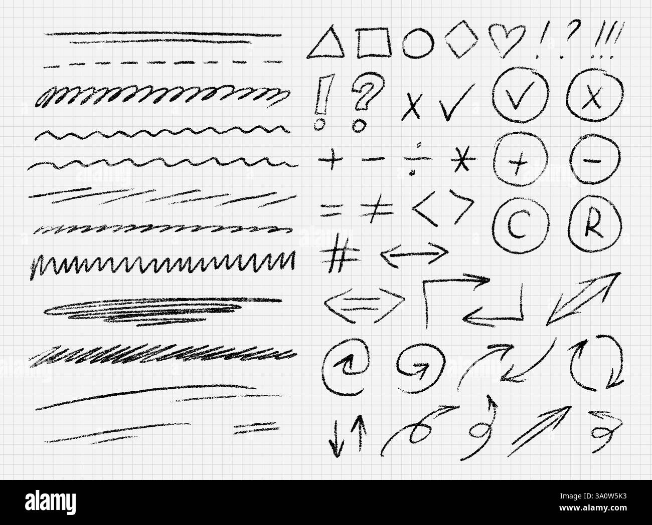 Checkmark infographic Black and White Stock Photos & Images - Alamy