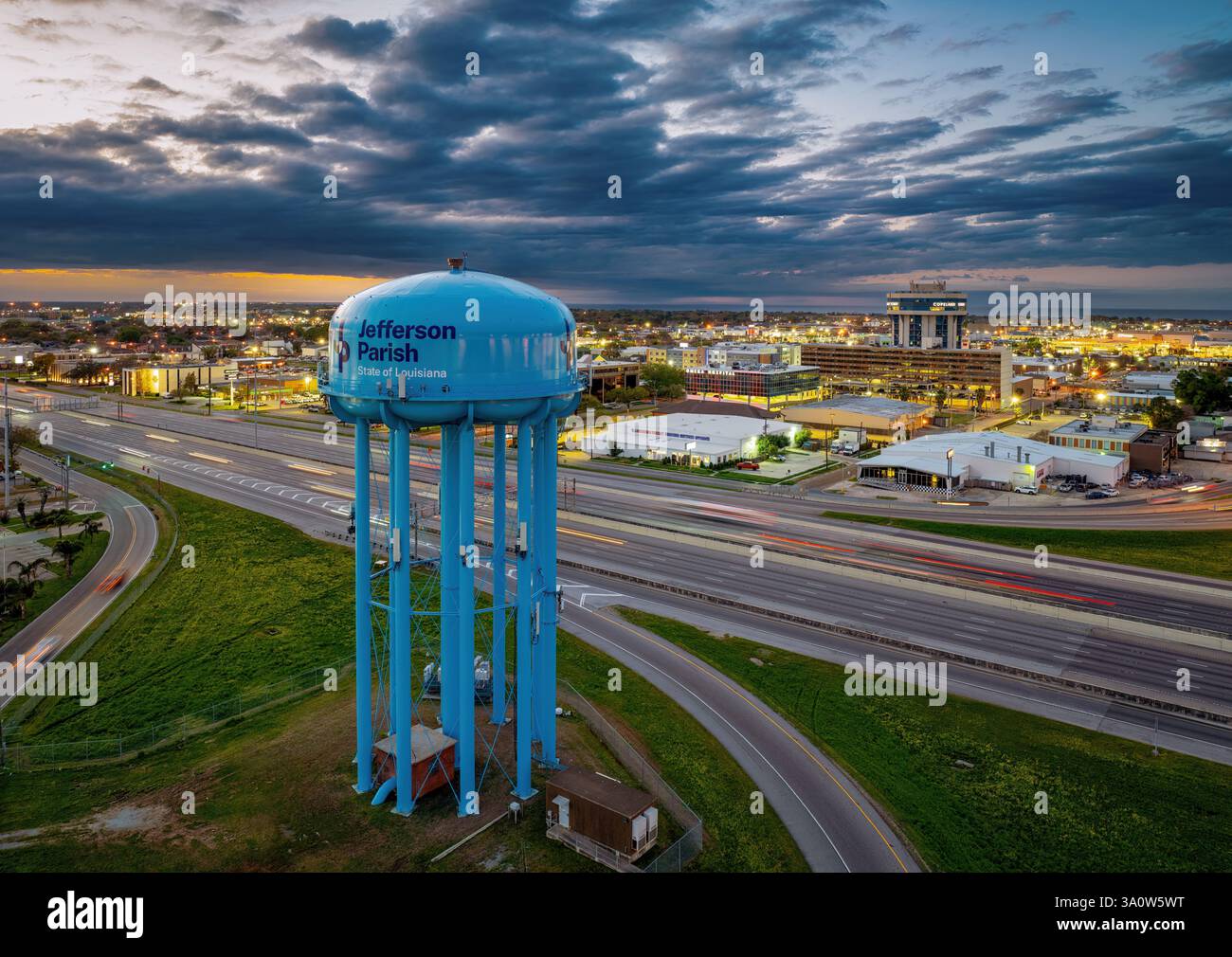 Jefferson parish water tower hi-res stock photography and images - Alamy