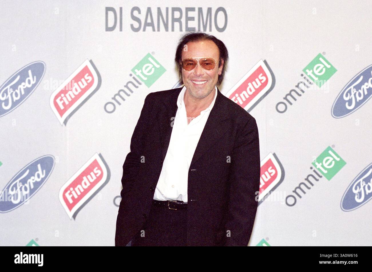 Sanremo Italy 25/02/2000: Antonello Venditti,Italian singer,during the ...