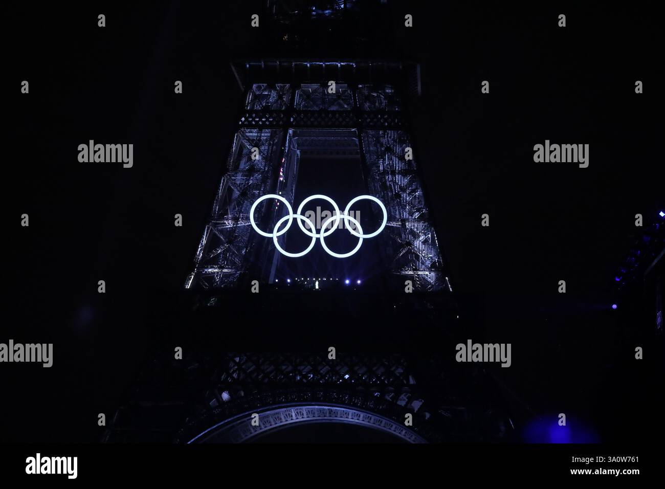 July 26th, 2024 - Paris, France: Canadian Singer Celine Dion performs ...