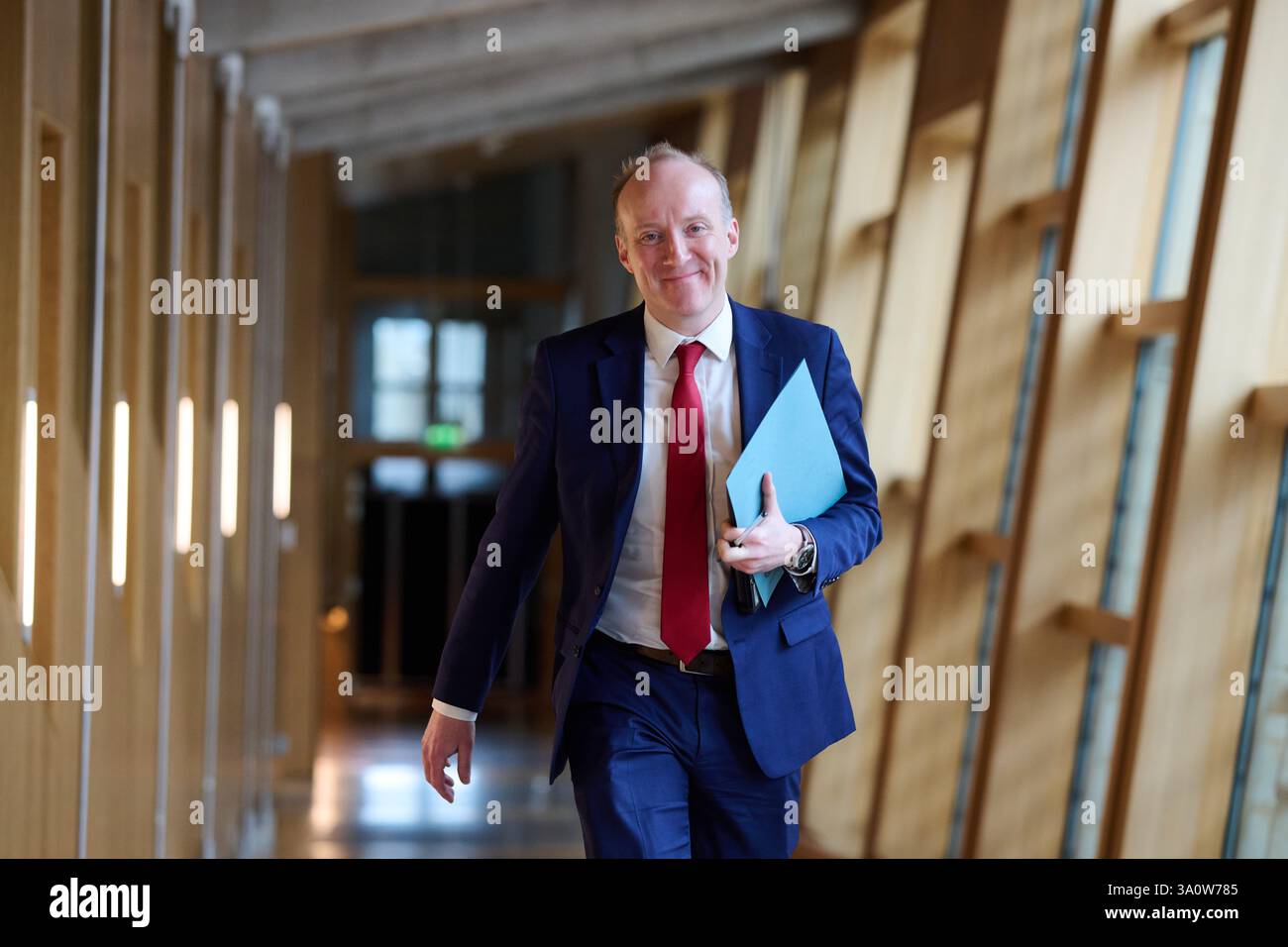 Edinburgh Scotland, UK 05 March 2025. Michael Marra MSP at the Scottish ...
