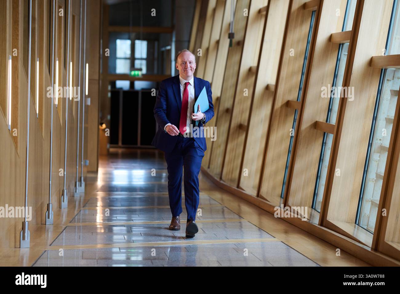 Edinburgh Scotland, UK 05 March 2025. Michael Marra MSP at the Scottish ...